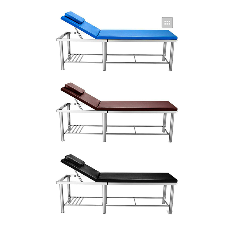 Portable Stainless Steel Folding hospital Bed MSLCB07
