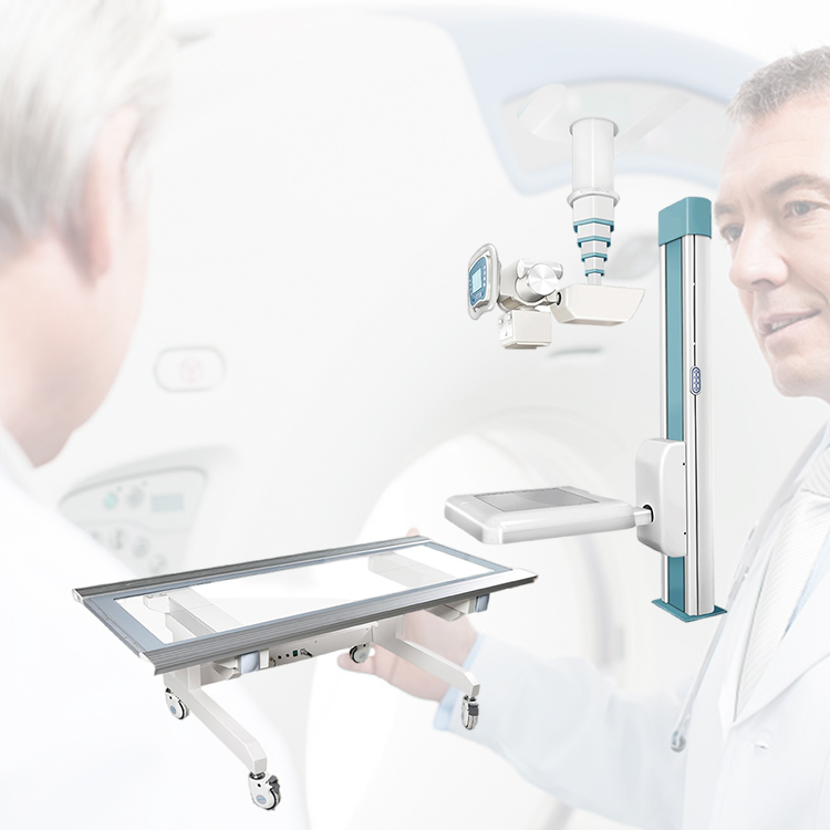 Hospital Medcail 50KW Ceiling Mounted Digital X-ray Machine Plat Panel ...